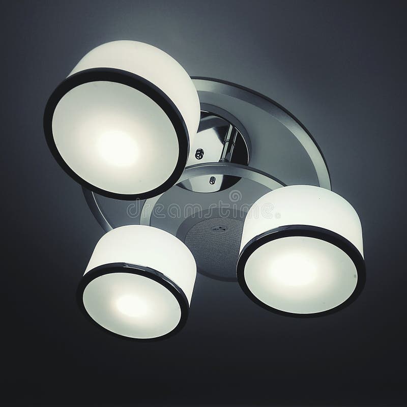 Ceiling Tech Light stock image. Image of background - 234794307