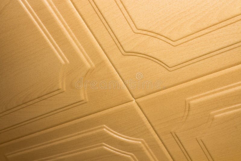 Ceiling Tiles Made of Polystyrene Stock Image - Image of wall, design ...