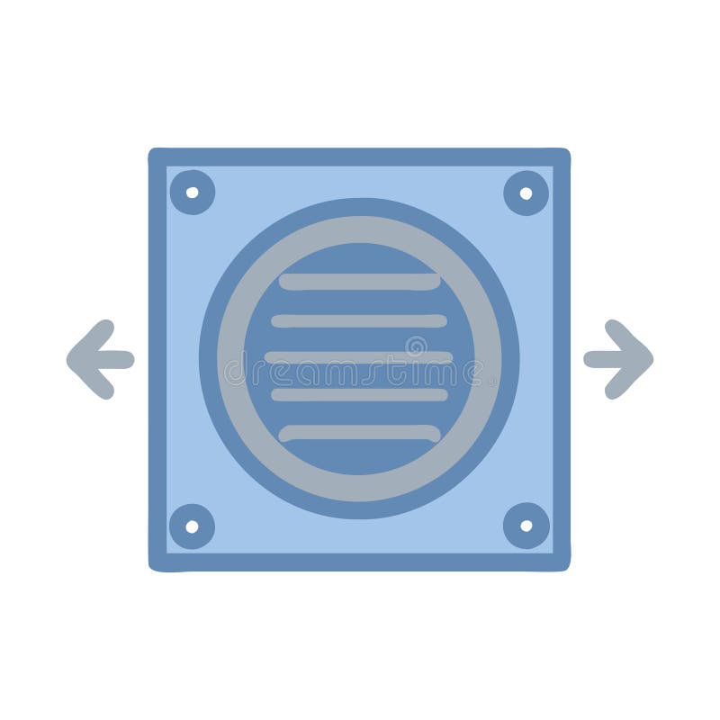 Ceiling Vent Cover Design Icon Representation Stock Vector ...