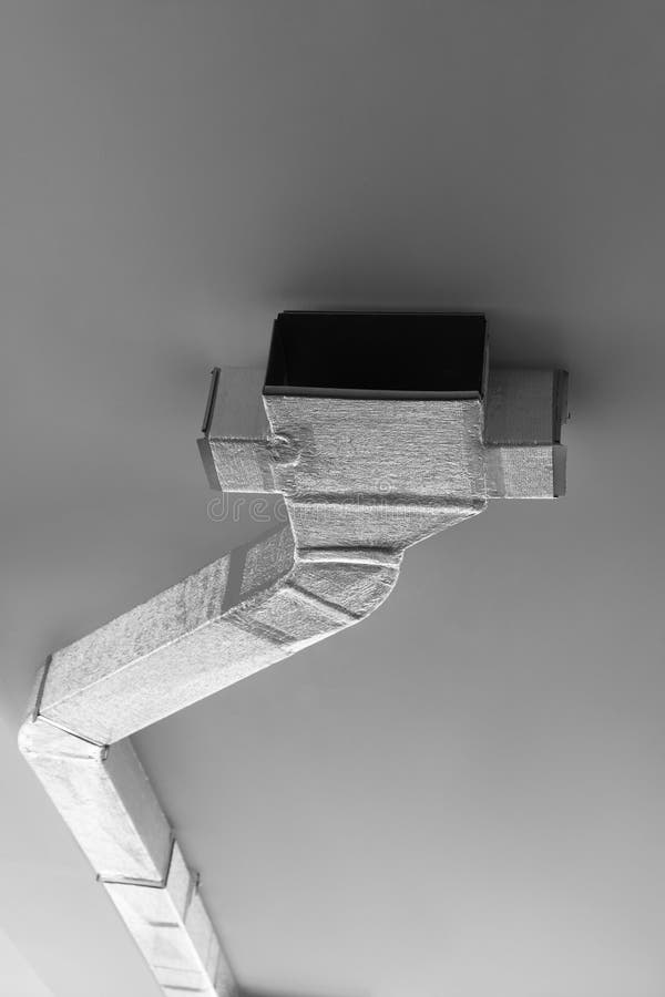 Ceiling with Ventilation System Indoors, Bottom View Stock Image ...