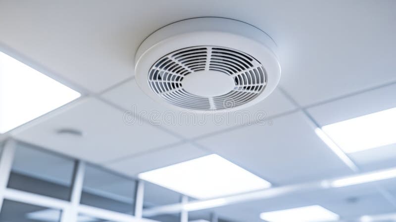Ceiling Ventilation System in a Modern Office Space Stock Image - Image ...