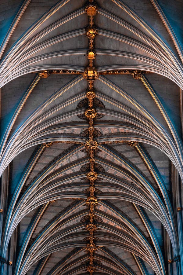 Ceiling of Westminster Abbey in London Editorial Stock Image - Image of ...