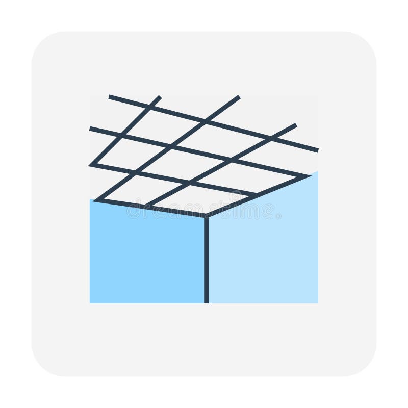 Ceiling work icon stock vector. Illustration of roof - 119486798
