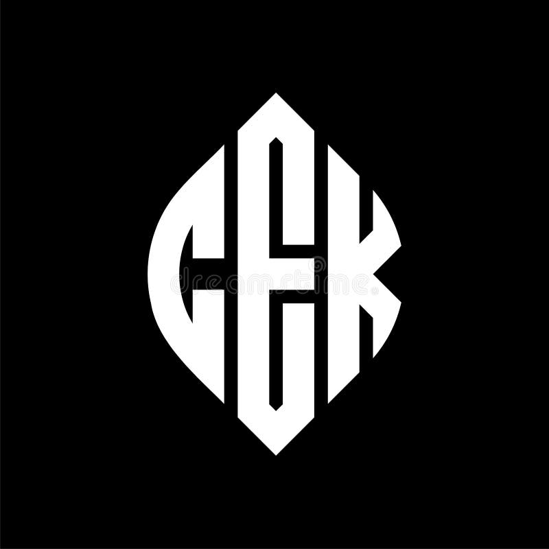 CEK Circle Letter Logo Design with Circle and Ellipse Shape. CEK ...