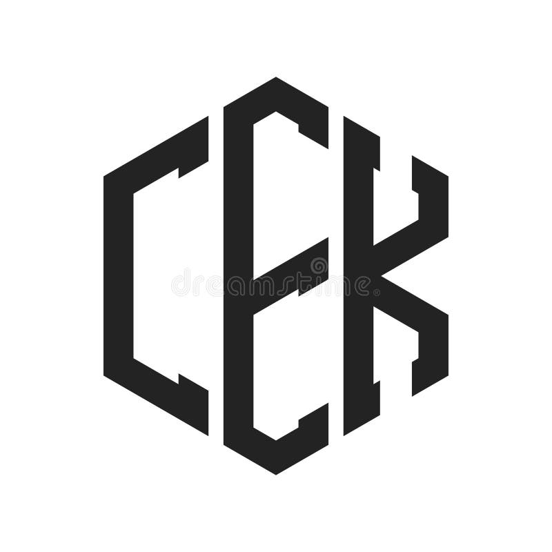 CEK Logo Design. Initial Letter CEK Monogram Logo Using Hexagon Shape ...