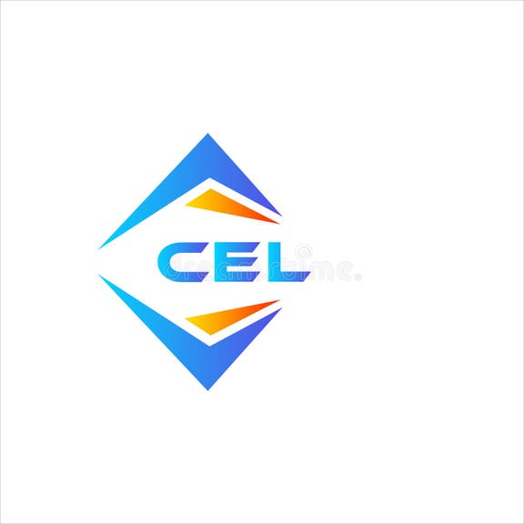 CEL Abstract Technology Logo Design on White Background. CEL Creative ...