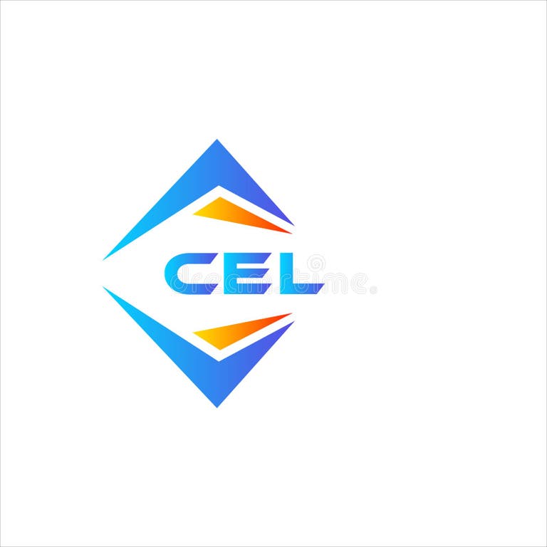 CEL Abstract Technology Logo Design on White Background. CEL Creative ...