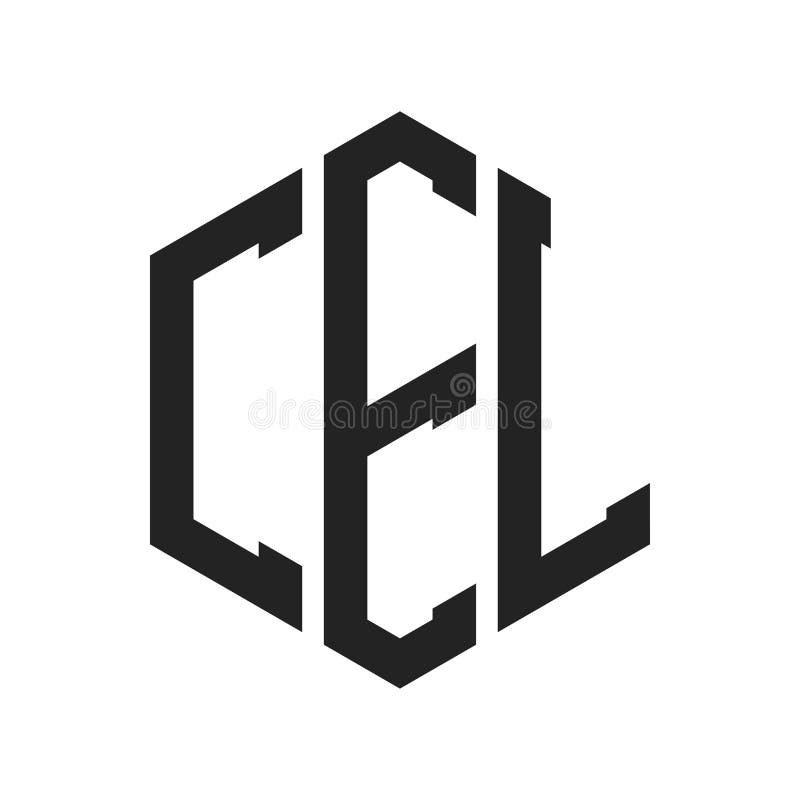 CEL Logo Design. Initial Letter CEL Monogram Logo Using Hexagon Shape ...