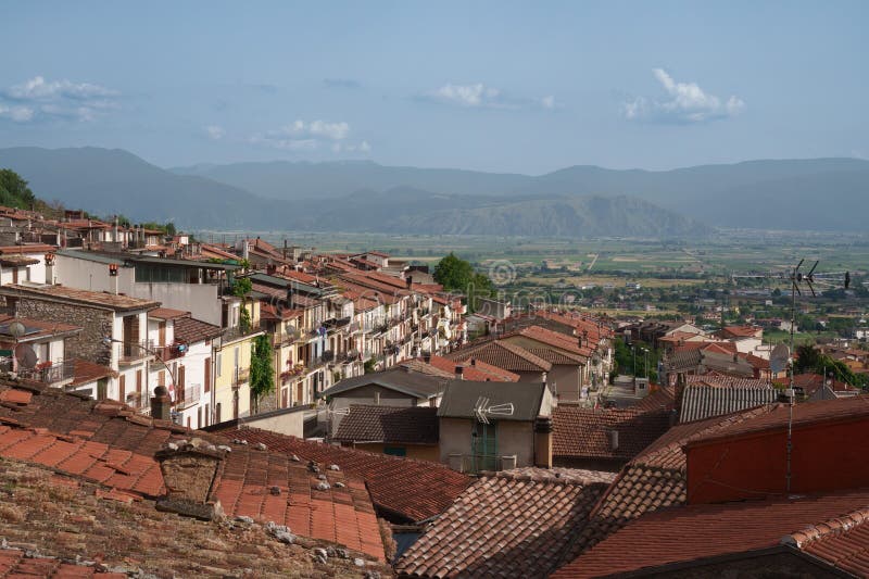 Celano, Historic Town in Abruzzo, Italy Stock Photo - Image of historic ...