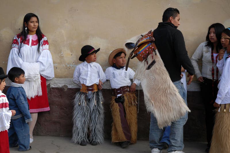 Celebation De Inti Raymi En Tabacundo, Ecuador Imagen editorial ...