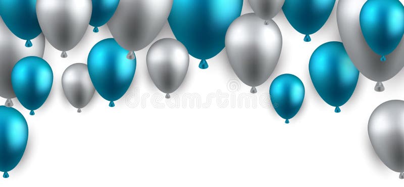 Celebrate Arch Background with Balloons Stock Vector - Illustration of ...