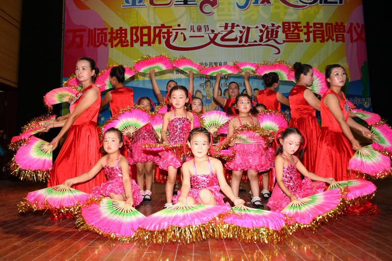 Celebrate Children S Day:dance Performance Editorial Stock Image ...