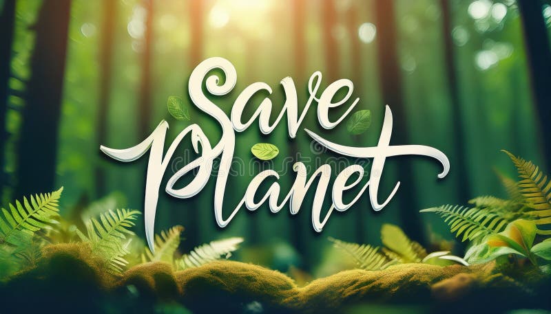 Celebrate Earth Day with a Commitment Stock Image - Image of nature ...