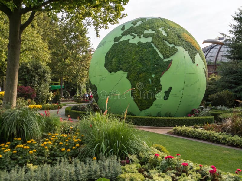 Celebrate Earth Day with a Stunning Green Globe a Visual Symphony of ...