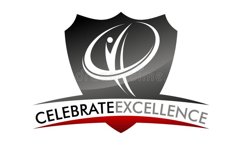 Celebrate Excellence Logo Design Template Stock Vector - Illustration ...