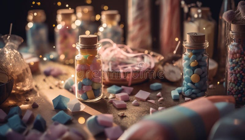 Celebrate with a Gourmet Dessert Table, Candy and Candle Flame ...