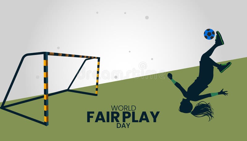 Celebrate Integrity and Respect, Fair Play Day Poster Stock Vector ...