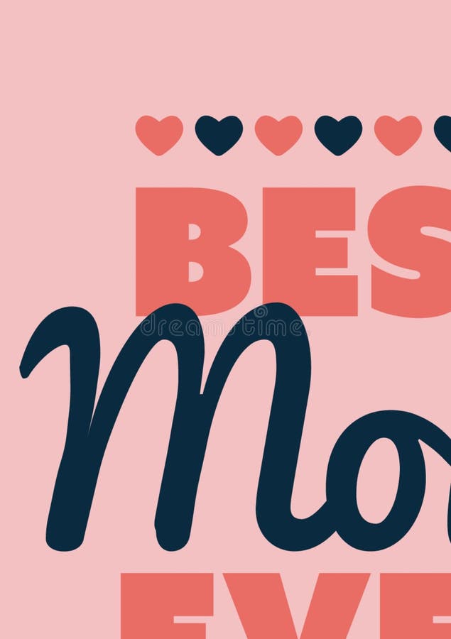 Celebrate Mother S Day, Bold Text and Hearts Stock Illustration ... Celebrate Mother S Day, Bold Text and Hearts Stock Illustration ...