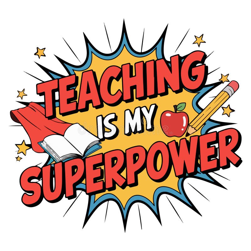 Teaching is My Best Supervisor – Inspirational Teacher Quote Design ...