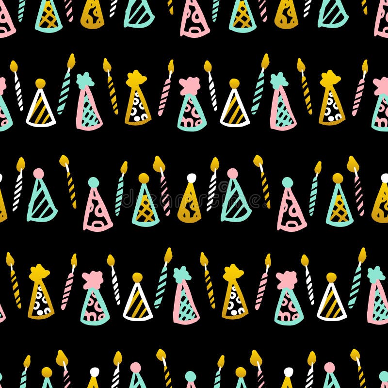 Celebrate Seamless Pattern stock vector. Illustration of light - 154518545