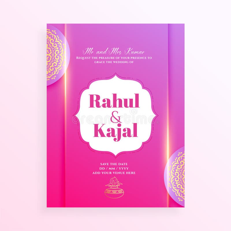 Celebrate Your Wedding or Sagai Day with Personalized Invitation Shiny ...