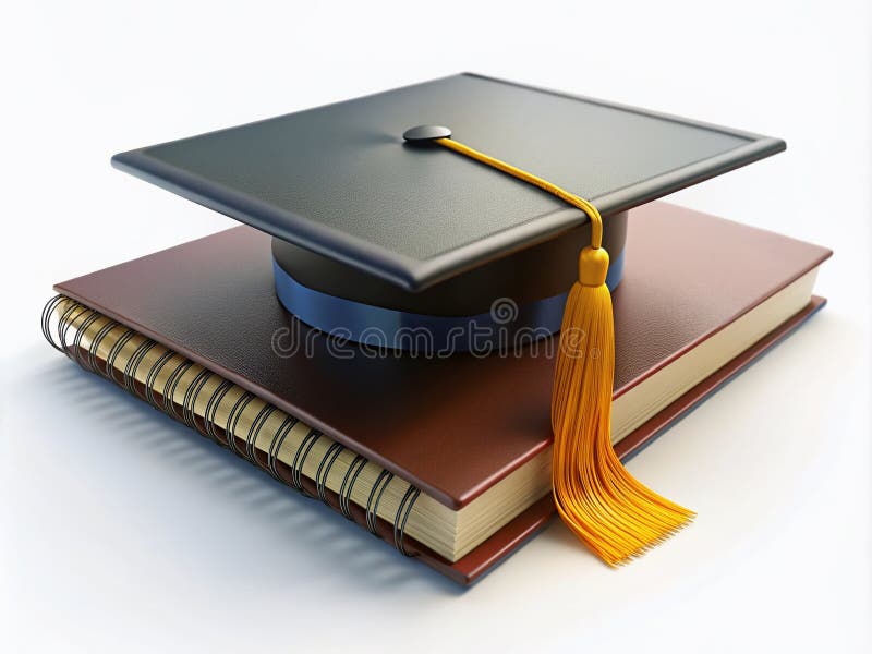 Celebrating Academic Achievement: a Graduation Cap and Student Notebook ...