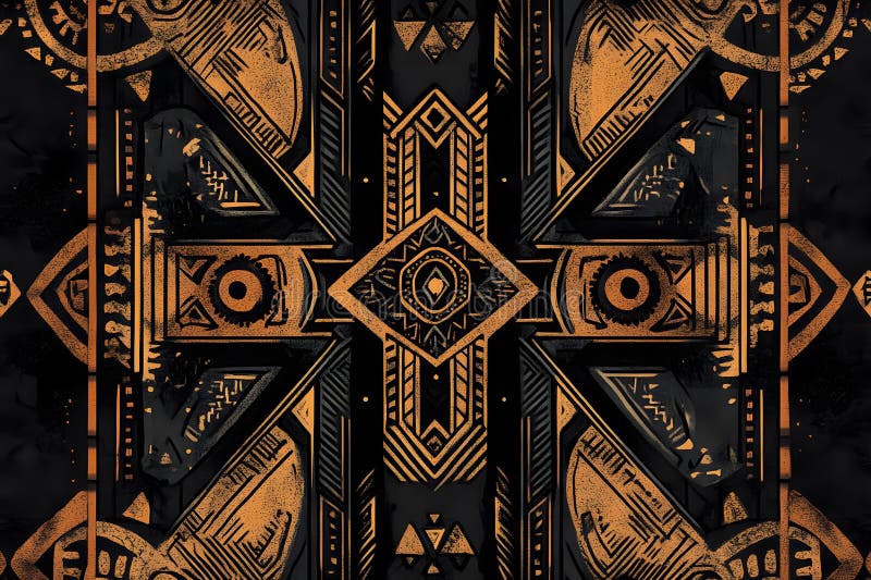 Celebrating Black Identity through Art and Unity Stock Illustration ...