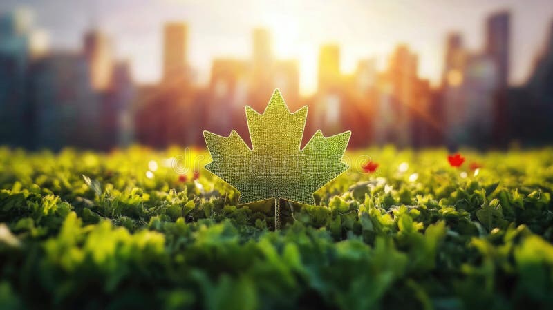 Celebrating Canada Day with a Beautiful Red Maple Leaf Illustration on ...