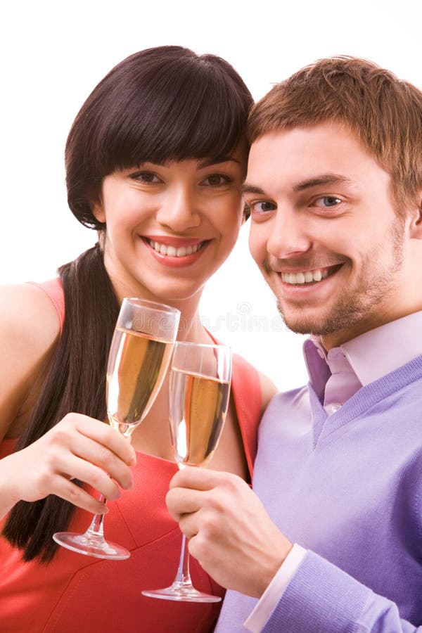 Celebrating couple stock image. Image of cheerful, lifestyle - 13033941