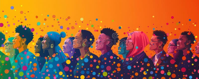 Celebrating Diversity: Colorful Parade Floats and Crowd Stock ...