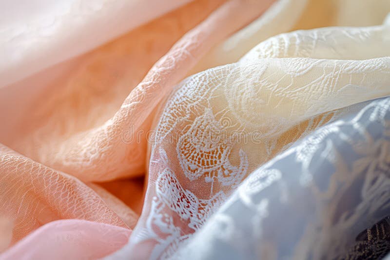 Celebrating Diversity in Hijab Fabrics Stock Illustration ...