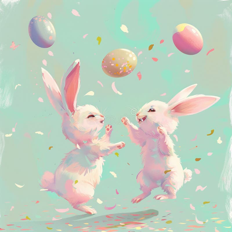 Celebrating ester stock photo. Image of brother, confetti - 313246548