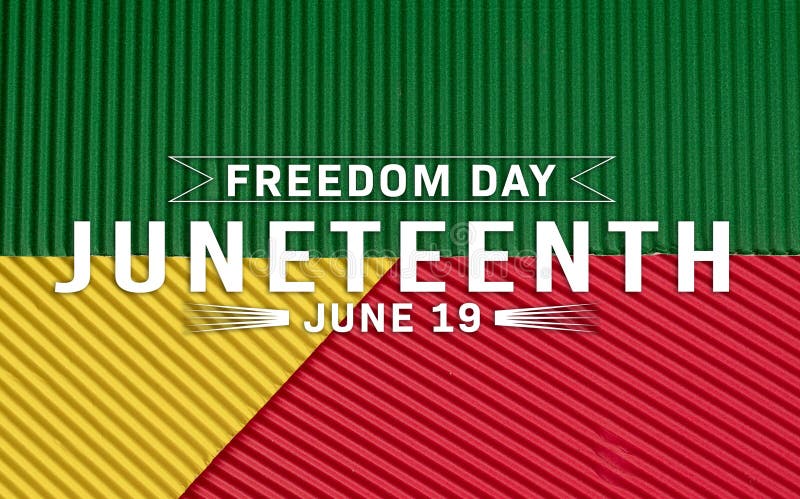 Celebrating Freedom Day Juneteenth on June 19 Social Media Post Stock ...