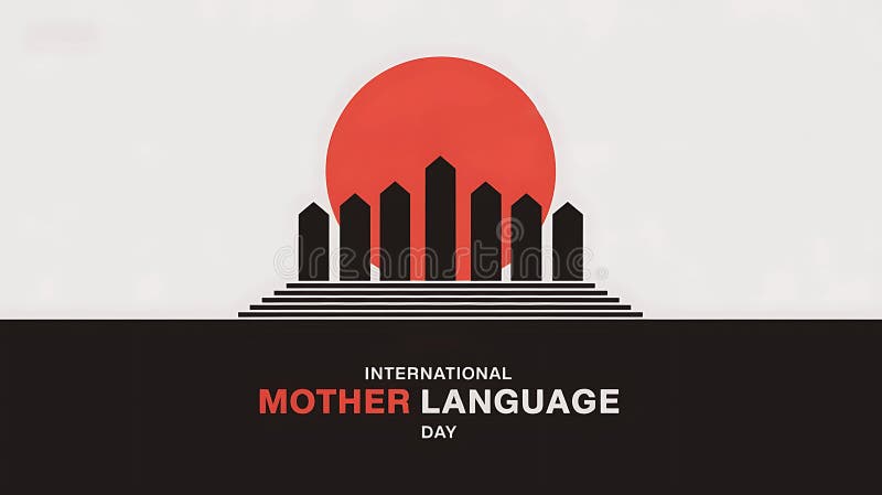 Celebrating International Mother Language Day with a Stylized Cityscape ...