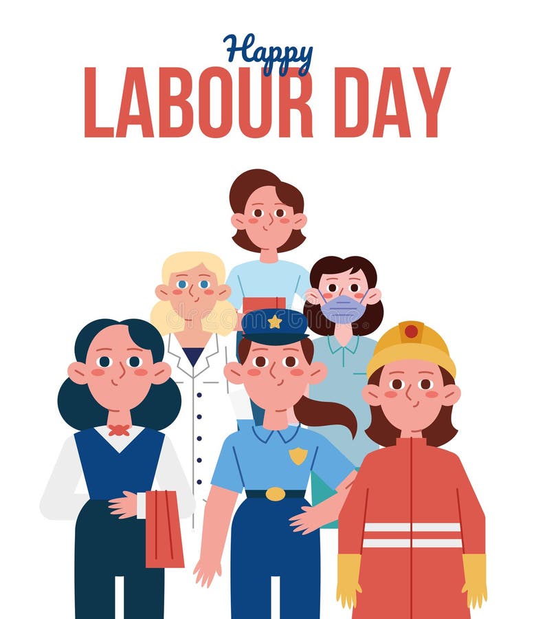 Honoring the Strength and Dedication of Every Worker Stock Illustration ...