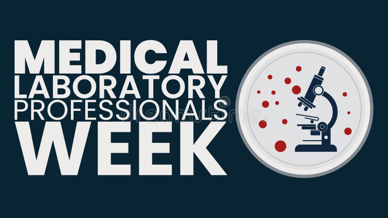 Celebrating Medical Laboratory Professionals Week Stock Illustration ...