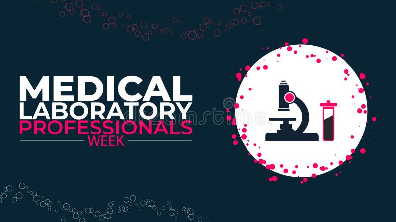 Celebrating Medical Laboratory Professionals Week Stock Illustration ...