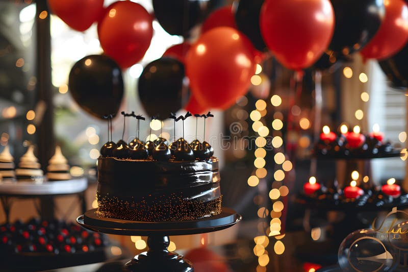 Celebrating Milestones, Graduation or Birthday Party Stock Photo ...