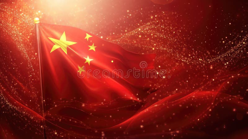 Celebrating National Pride: Chinas Day of Unity. Stock Illustration ...