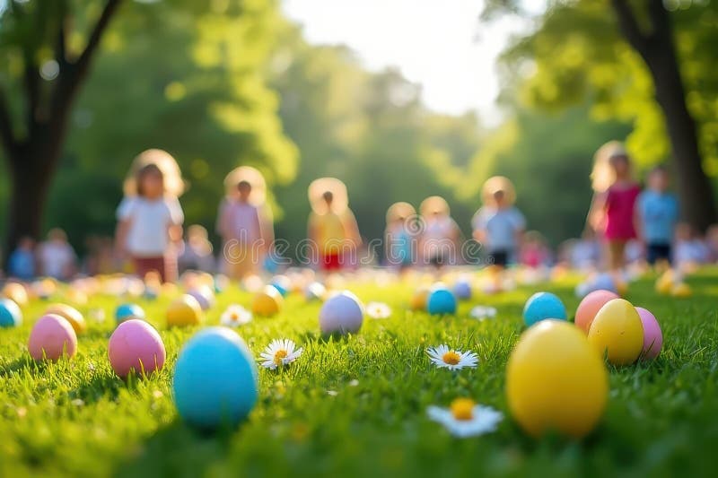 Celebrating Springtime: Pastel-Themed Egg Hunt in a Naturally Inspired ...