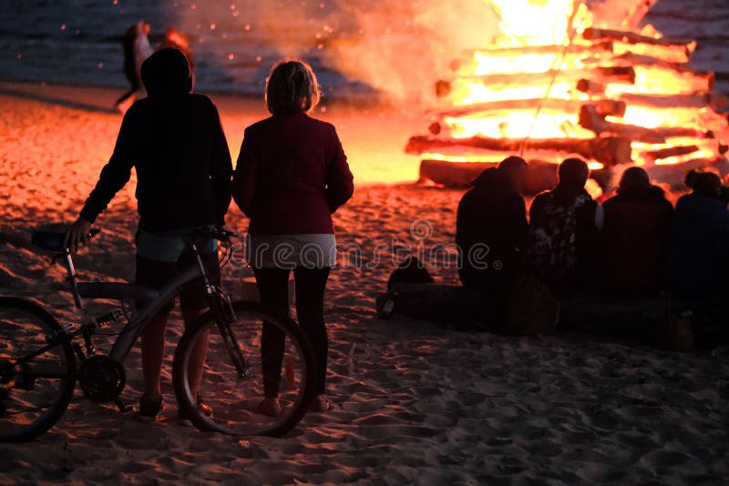 Celebrating the Summer Solstice Editorial Image - Image of traditions ...