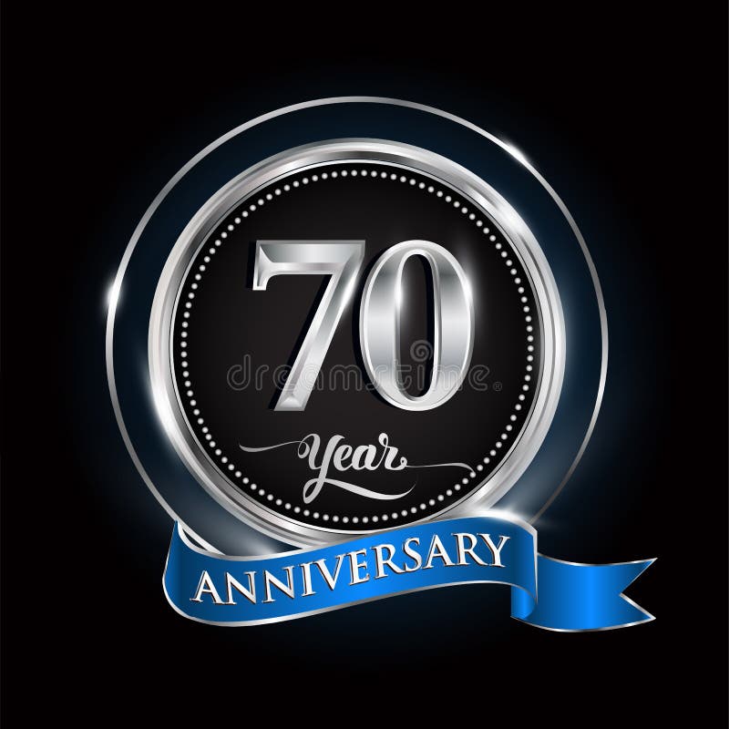 70th Anniversary Logo Stock Illustrations – 3,308 70th Anniversary Logo ...
