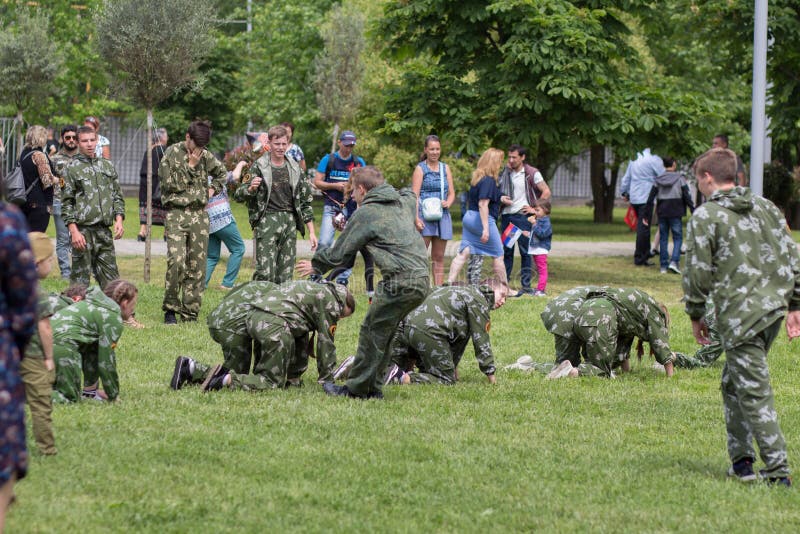 Soldier Celebrating Victory Stock Photo - Image of united, veteran ...