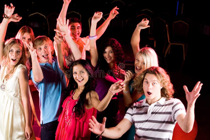 Hurray! stock image. Image of culture, enjoy, group, celebration - 2833991