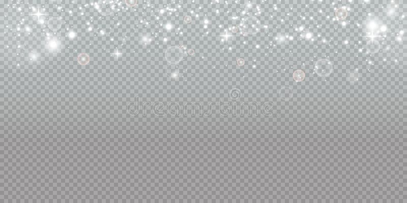 Celebration Abstract Background of Light and Silver Glittering Dust ...