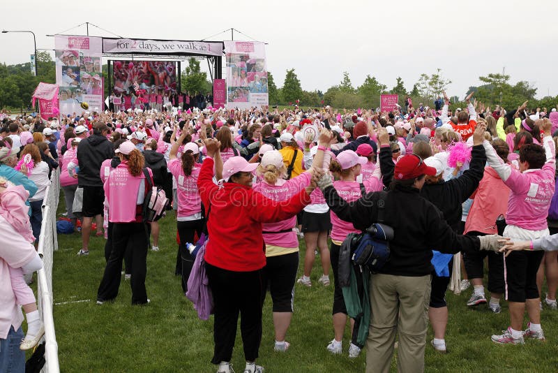 Celebration at Avon Walk for Breast Cancer Editorial Stock Photo ...