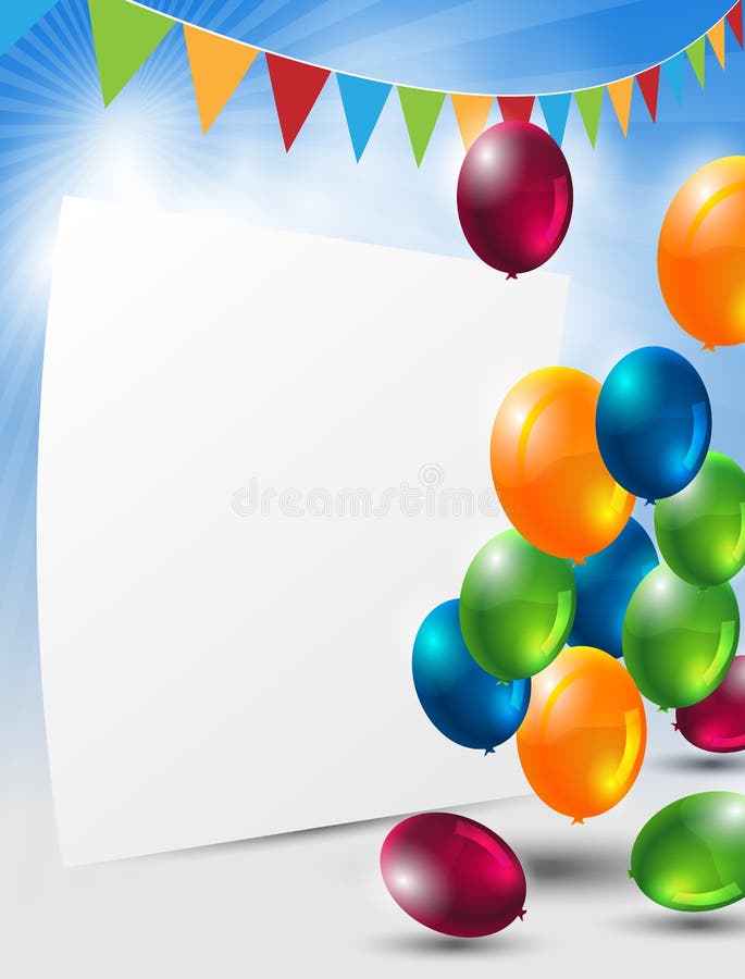 Celebration background stock vector. Illustration of flying - 40521256