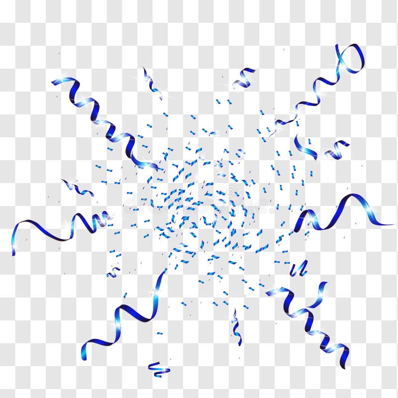 Transparent Blue Confetti Stock Illustrations – 10,758 Transparent Blue ...