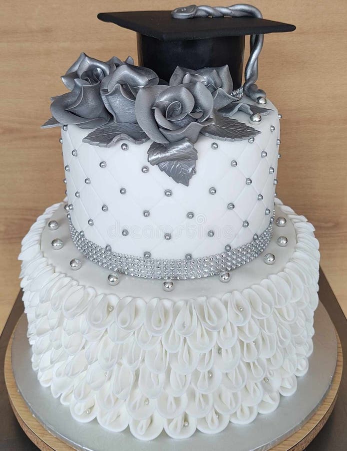 Celebration Cake for Wedding, Birthday for Girl or Boy Stock Image ...