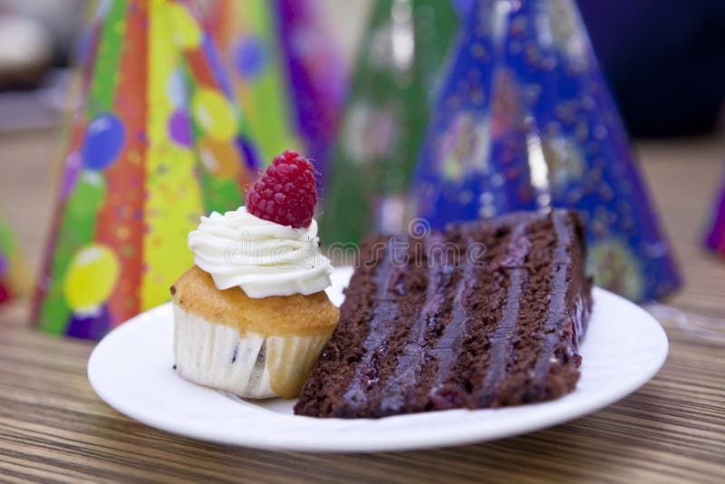Celebration with cakes stock photo. Image of chocolate - 26652924